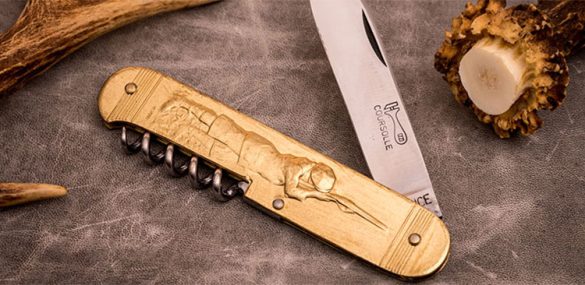 Couteau de poche laiton | Couperier Coursolle